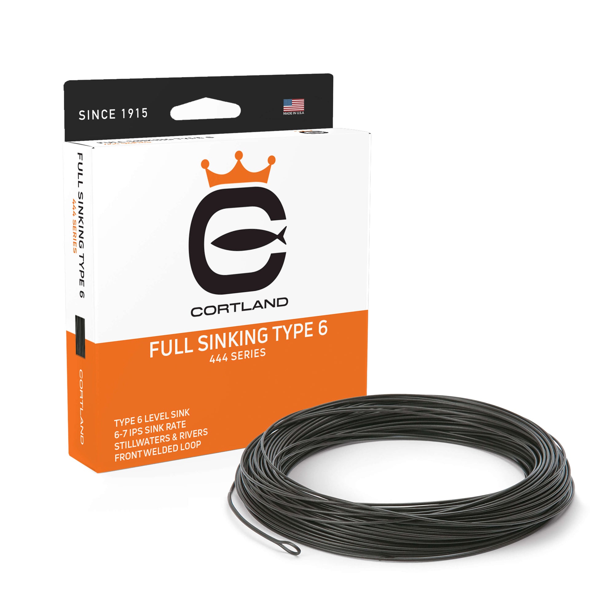 444 Full Sinking Type 6 - Freshwater Full Sinking Fly Line – Cortland ...